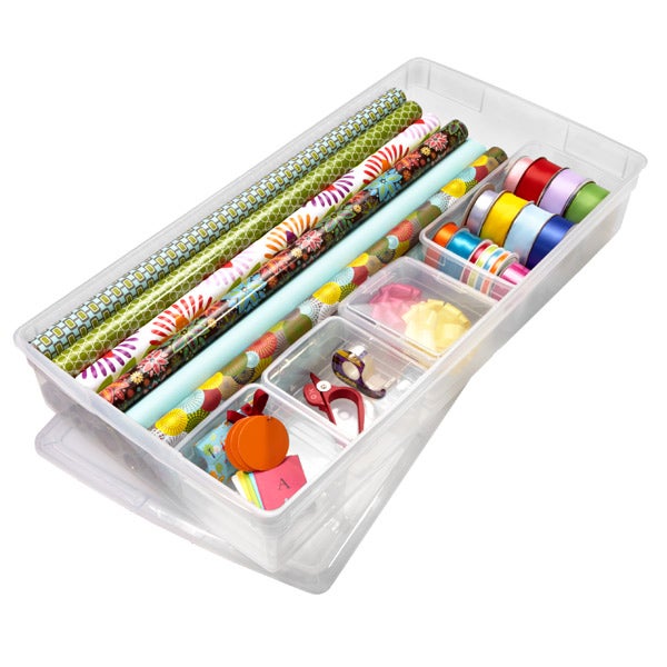 Easy Gift Wrap Storage Feisty Girl