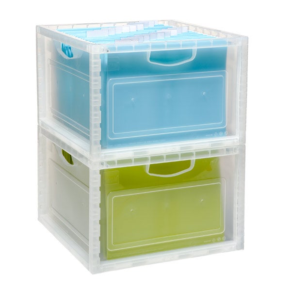 Stackable File And Storage Crate The Container Store