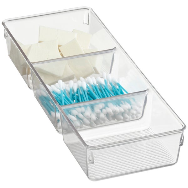 iDesign Linus Sectioned Trays | The Container Store