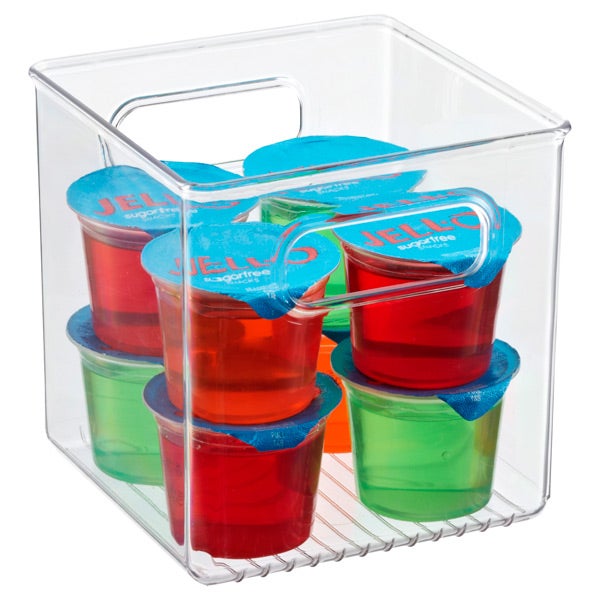 iDesign Linus Clear Storage Bins | The Container Store