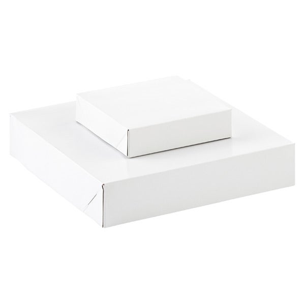 White 2-Piece Square Gift Boxes | The Container Store
