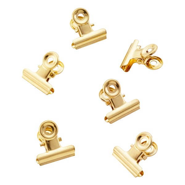Three by Three Stainless Steel Mini Bulldog Clip Magnets | The ...