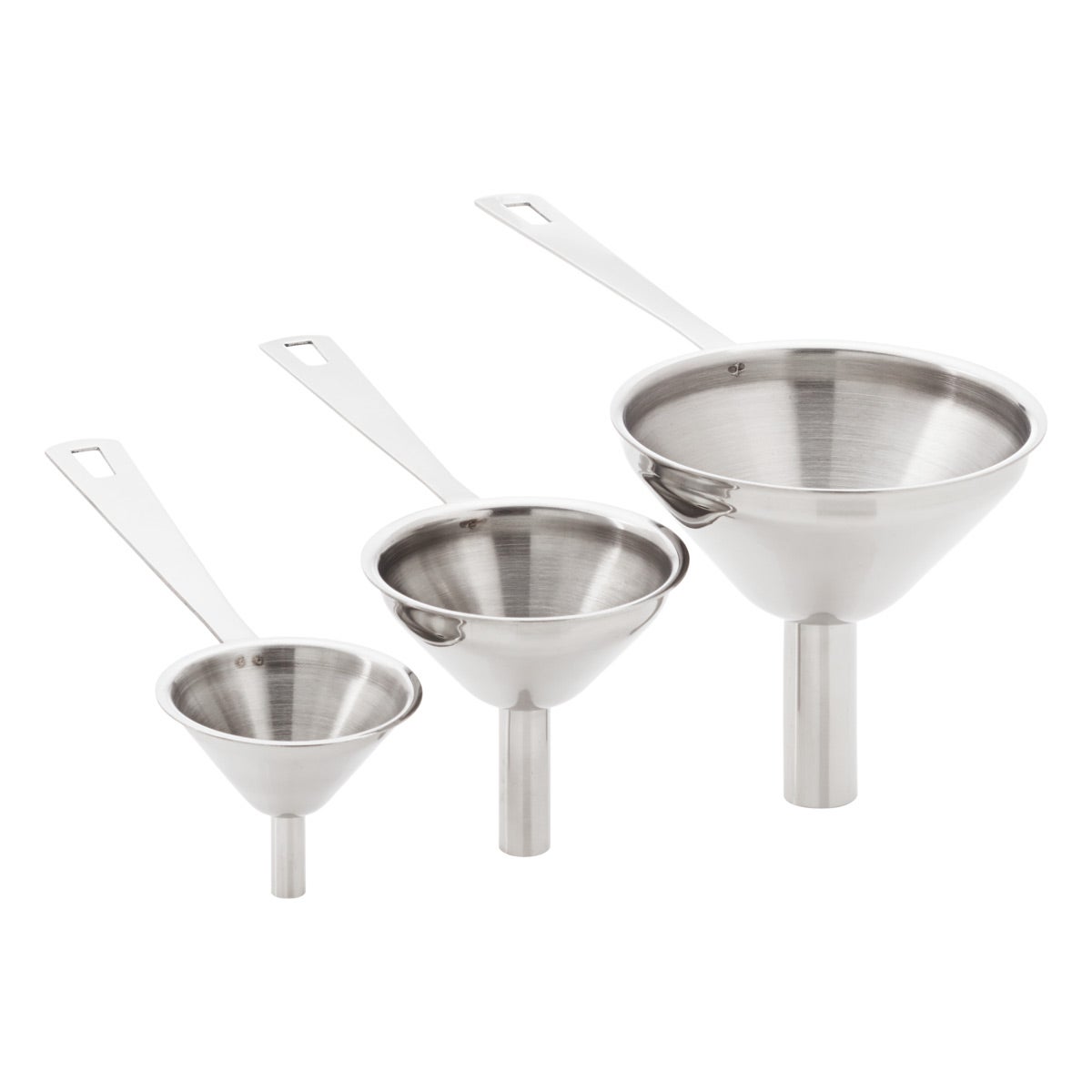 Stainless Steel Mini Funnel Set of 3 | The Container Store Stainless Steel Mini Funnel Set of 3 | The Container Store