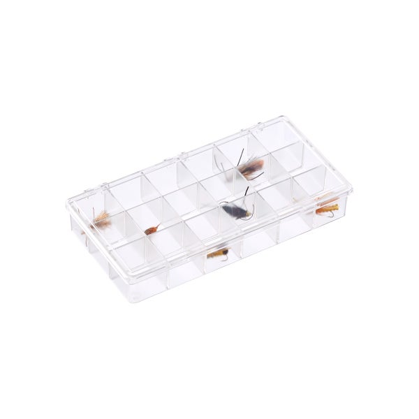 18-Compartment Clear Box | The Container Store