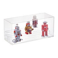 Medium Modular Clear Acrylic Premium Display Case | The Container Store