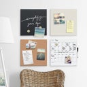 U-Brands Natural Square Cork Bulletin Board | The Container Store