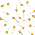 U-Brands Gold Map Push Pins | The Container Store