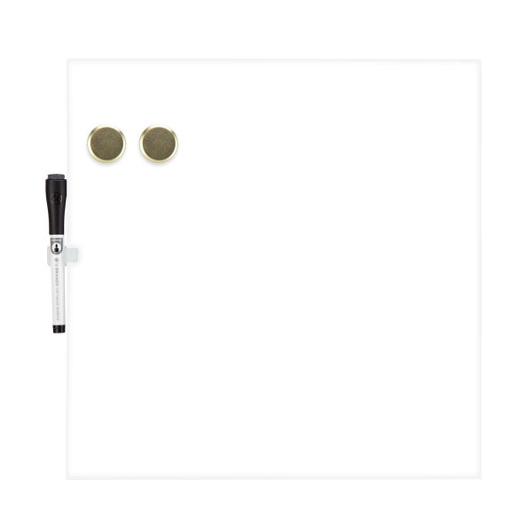 U-Brands White Square Dry Erase Board | The Container Store