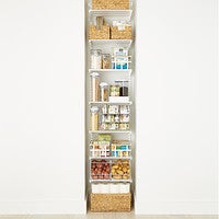 White Elfa Reach-In Pantry | The Container Store