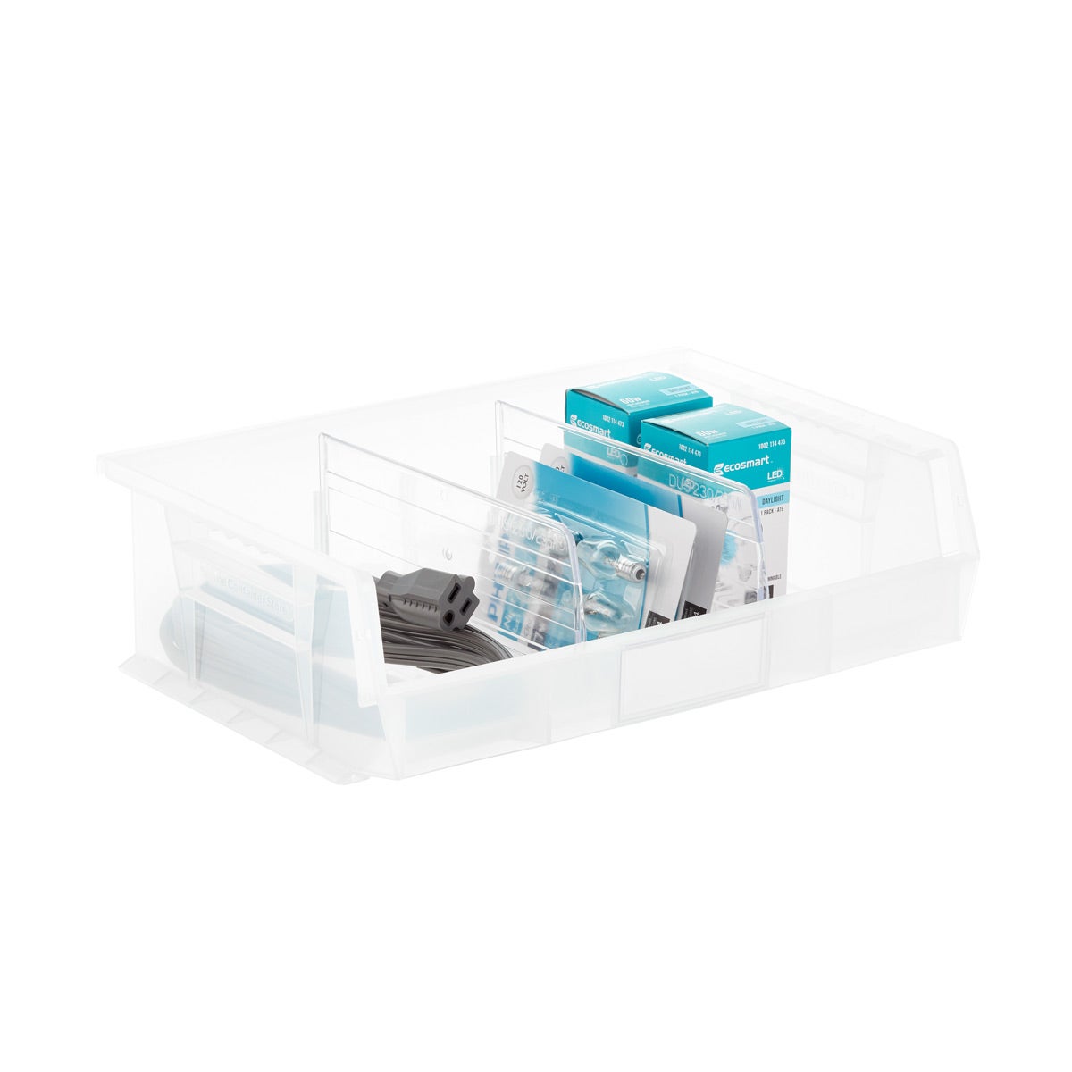 Utility Extra Wide Stackable Plastic Bins The Container Store