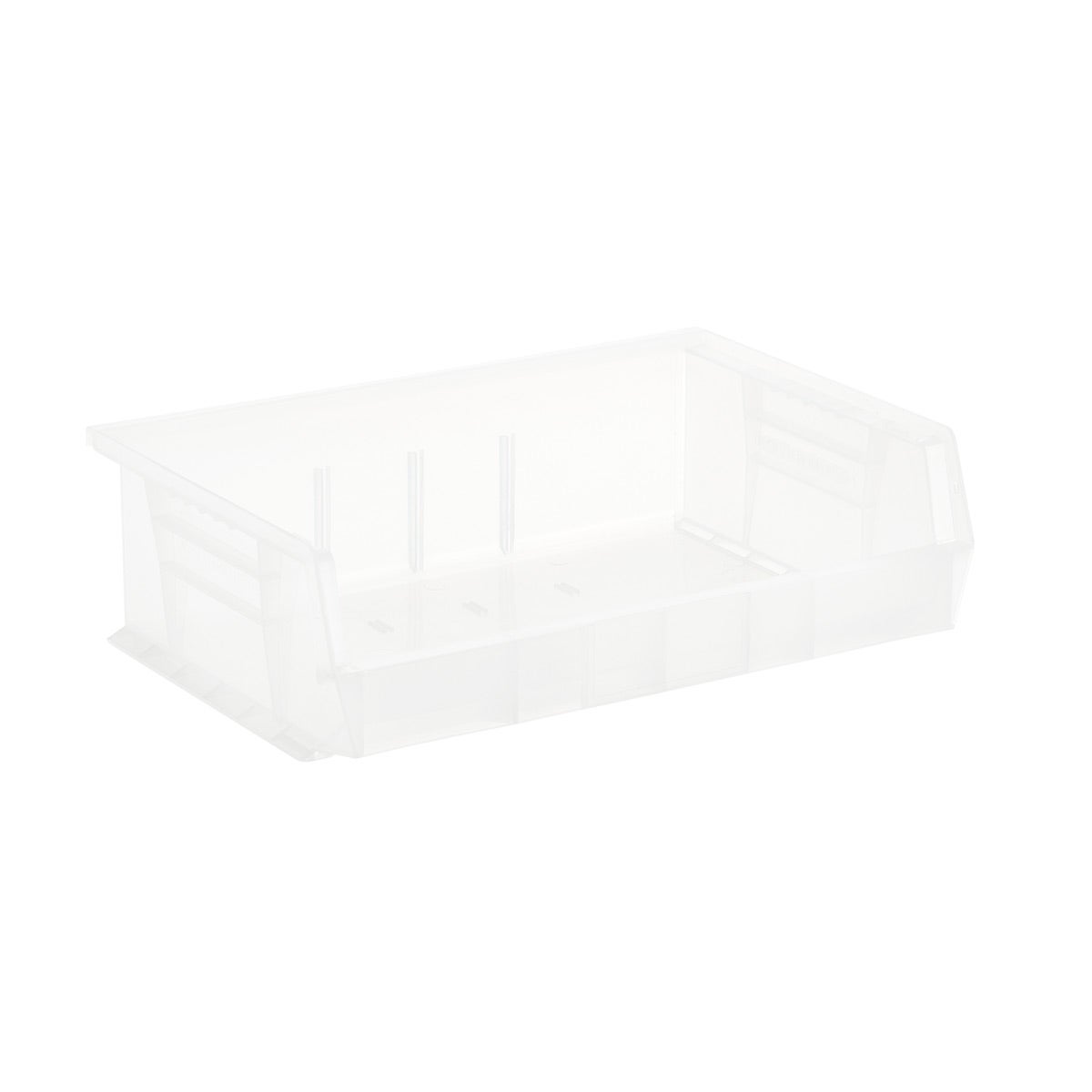 Utility Extra Wide Stackable Plastic Bins The Container Store