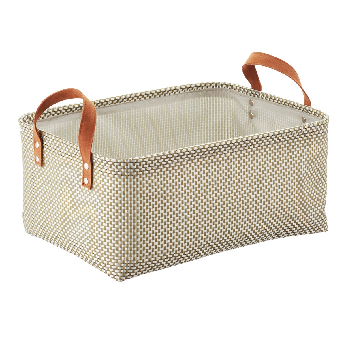 Kiva Foldable Bin with Handles | The Container Store