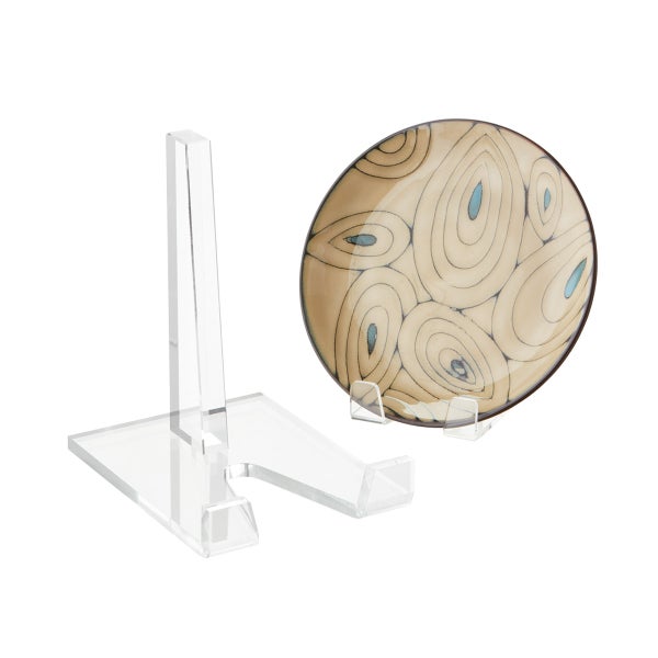 Deluxe Acrylic Plate Stands | The Container Store