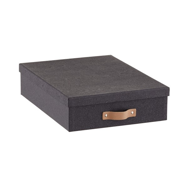 Bigso Linen Marten Office Storage Boxes | The Container Store