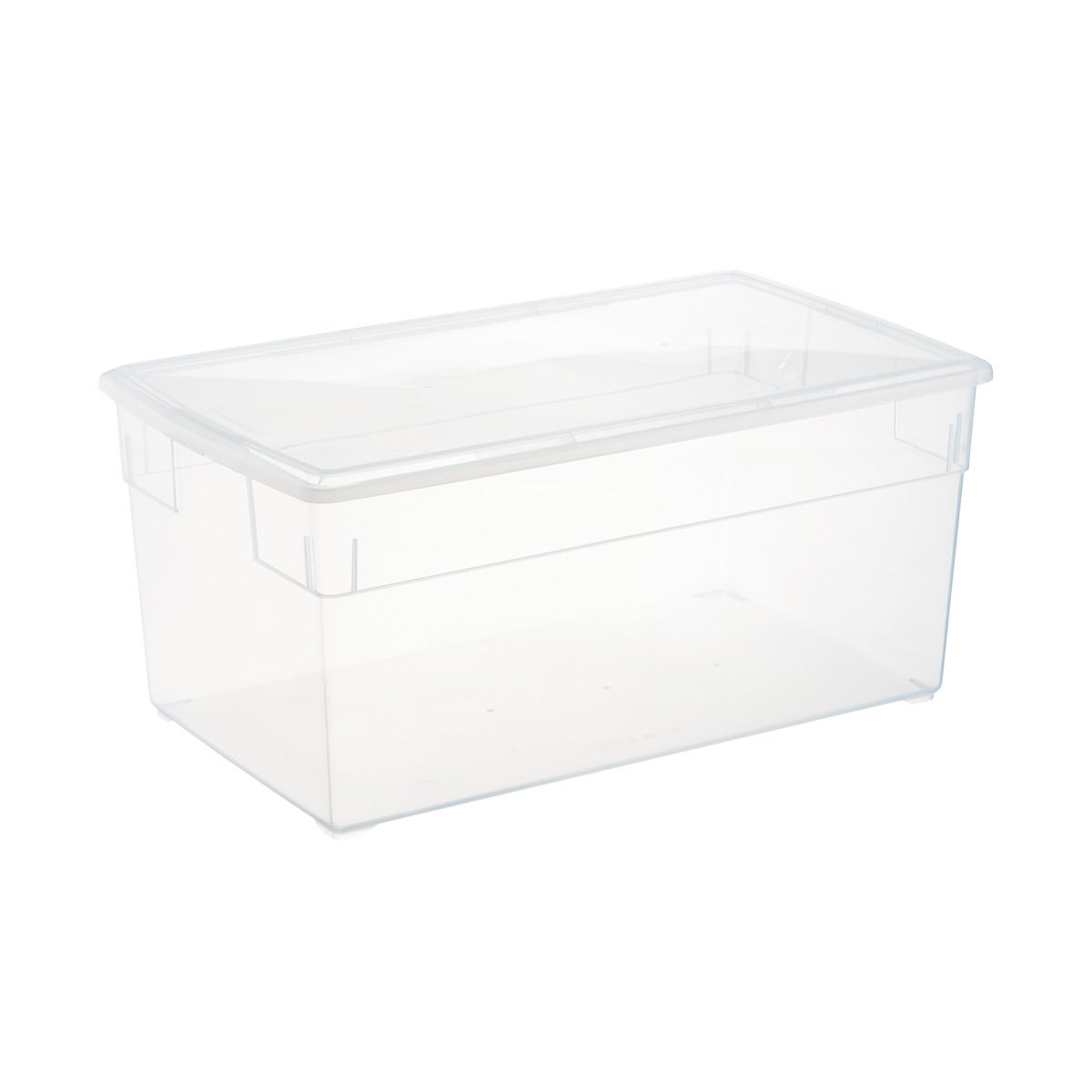 Large Medium Small Size Plastic Clear Storage Box Boxes Set Container