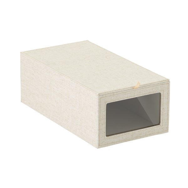 Cambridge Drop-Front Shoe Box | The Container Store