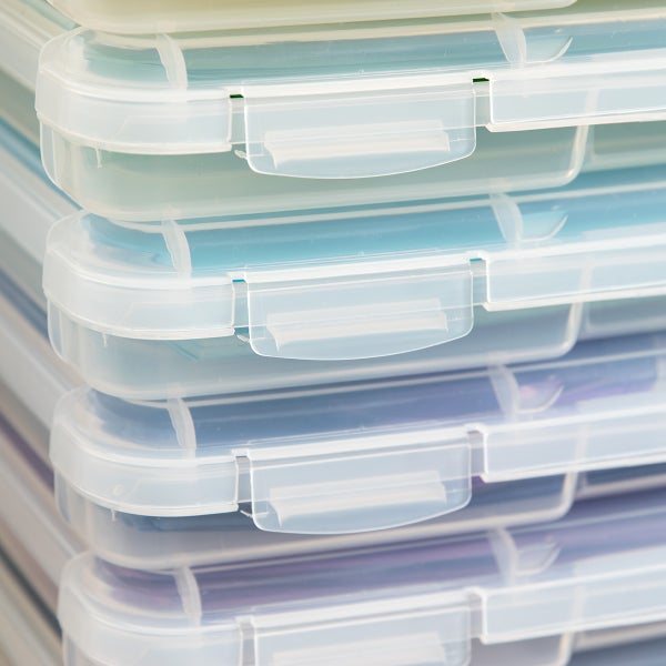 Iris Clear Shallow Document Case | The Container Store