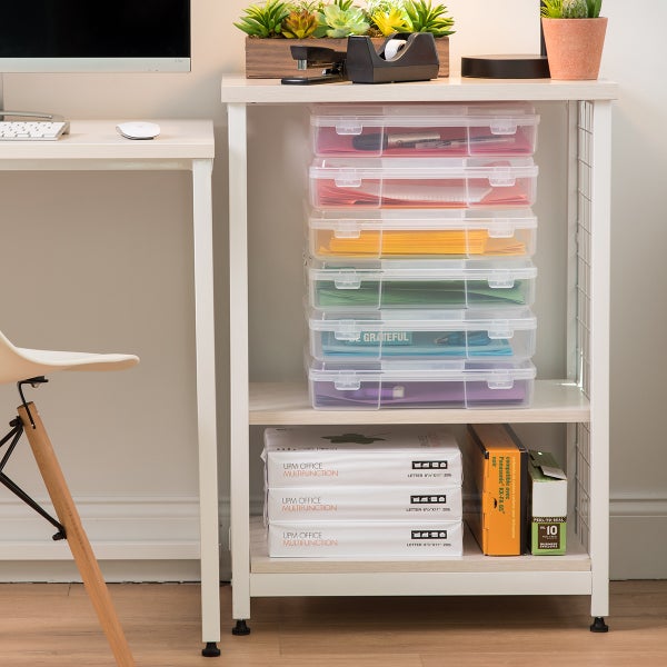 Iris Clear Deep Document Case | The Container Store