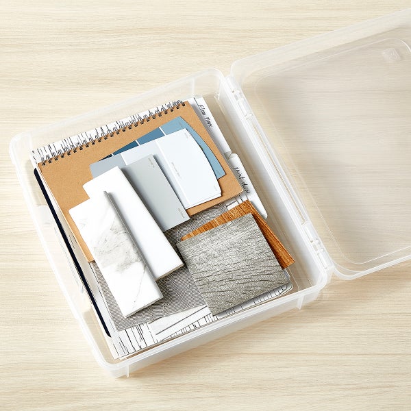 Iris Clear Deep Document Case | The Container Store