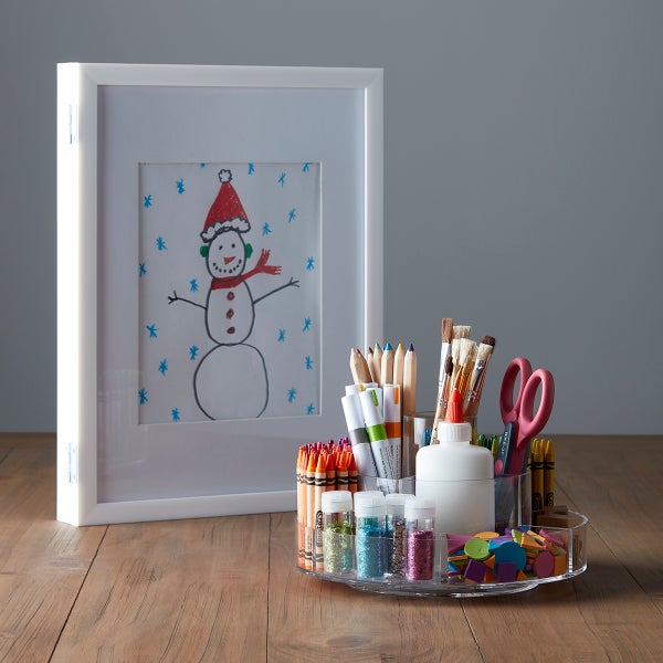 Premium Rotating Round Desktop Organizer | The Container Store