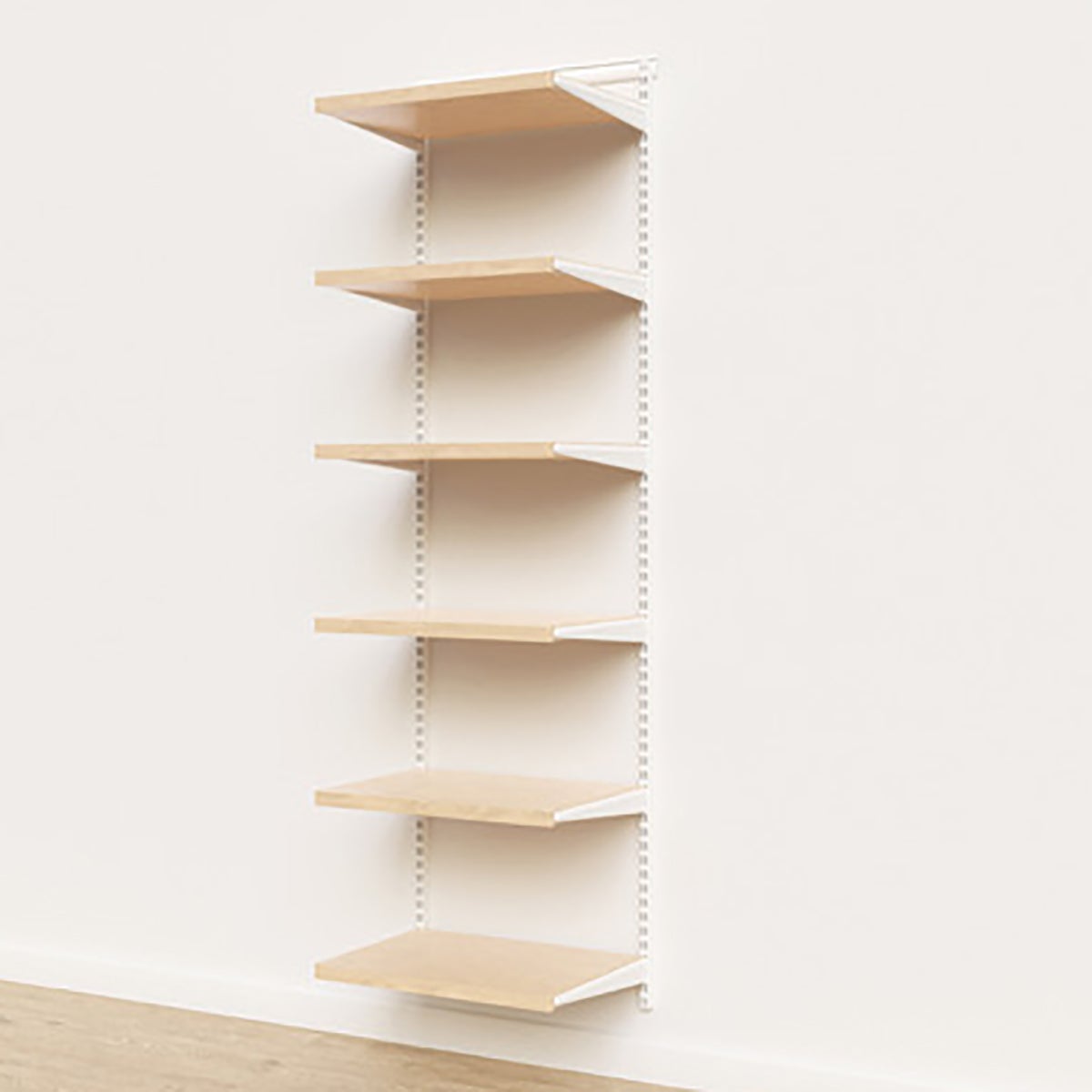 Elfa Decor 2 Basic Shelving Units for Anywhere The Container Store