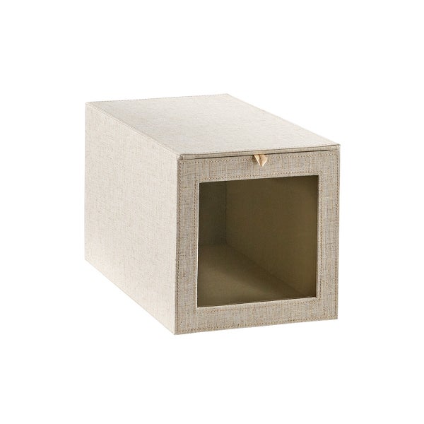 Cambridge Drop-Front Shoe Box | The Container Store