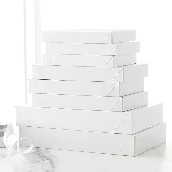 White Assorted Gift Boxes Pkg/6 | The Container Store