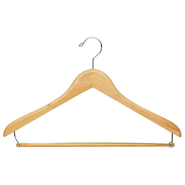 Petite Premium Natural Wooden Hangers | The Container Store