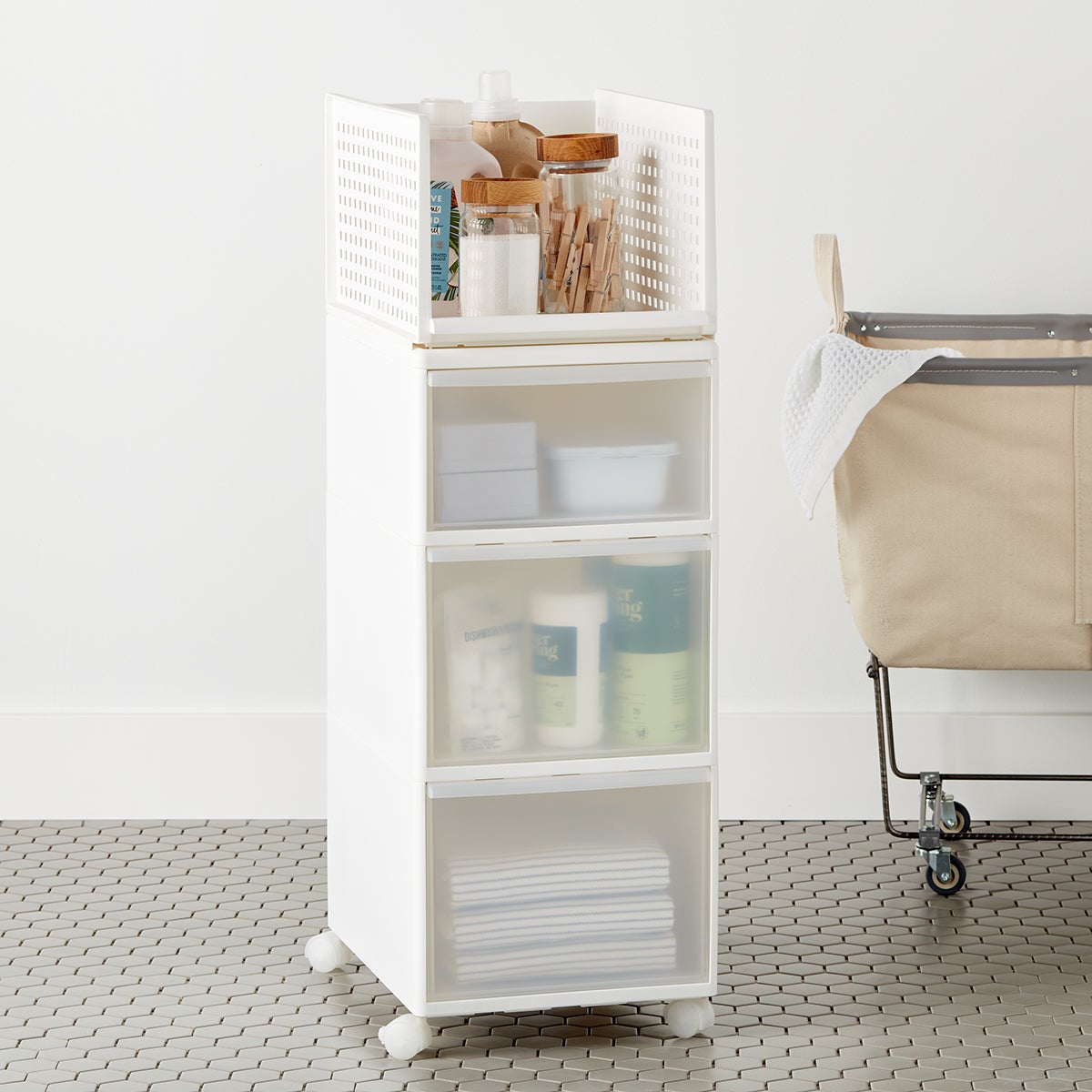 Like-it White Modular Drawers | The Container Store
