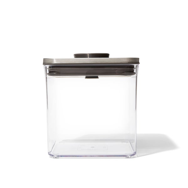 OXO Steel POP Square Canisters | The Container Store