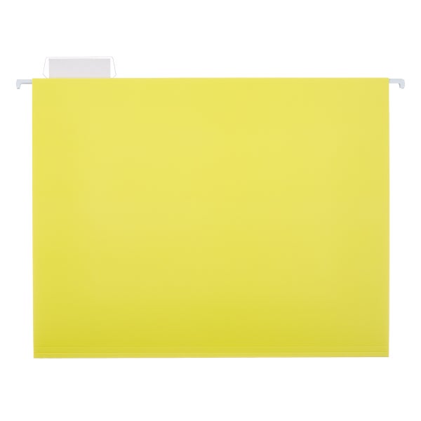 Yellow Letter-Size Hanging File Folders | The Container Store