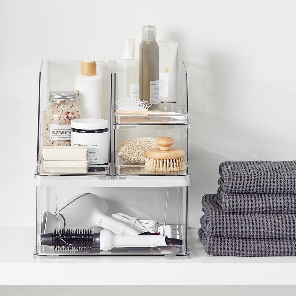 Manhattan Modular Organizers Bath Starter Kit The Container Store