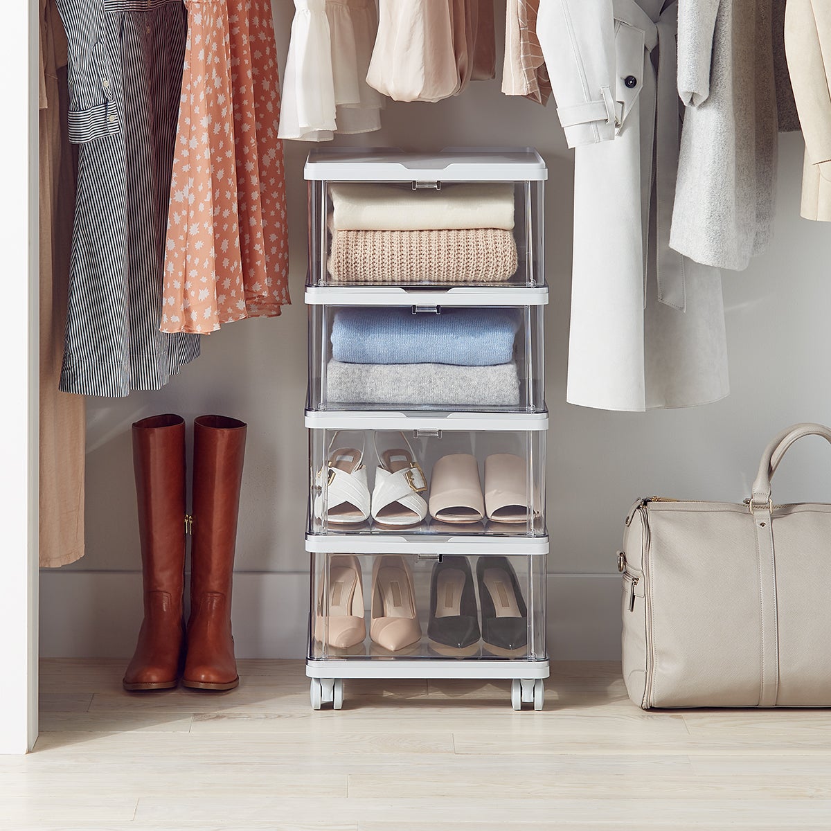 Manhattan Modular Organizers Drop Front Starter Kit The Container Store