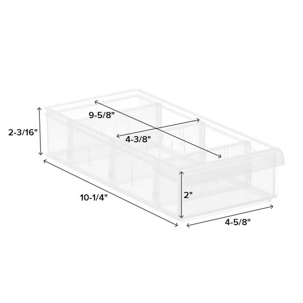 Clear Stackable Plastic Storage Bins | The Container Store