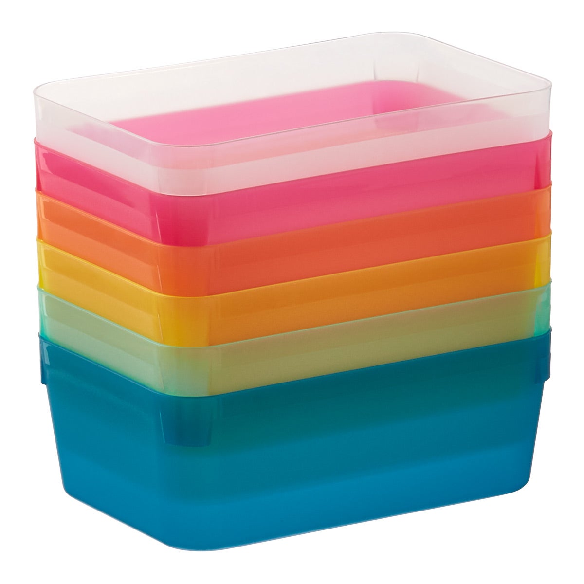 3-Tier Cart Multicolor Organizer Trays | The Container Store