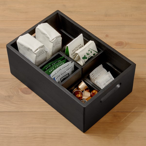 The Home Edit Onyx Large Organized Bin Starter Kit | The Container Store