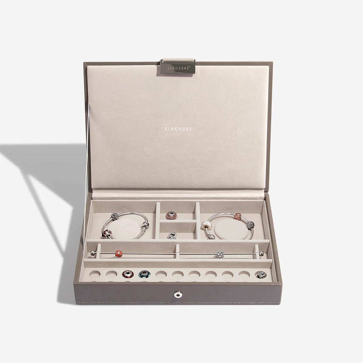 Stackers Classic Mink Jewelry Box Collection | The Container Store