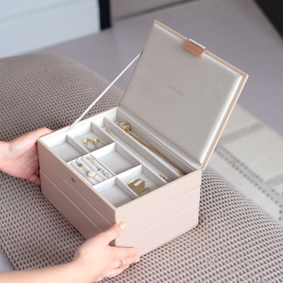 Stackers Classic Jewelry Box Set of 3 | The Container Store