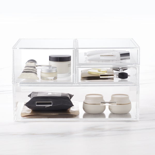 Luxe Skin Care Organizer and Storage Set of 3 | The Container Store