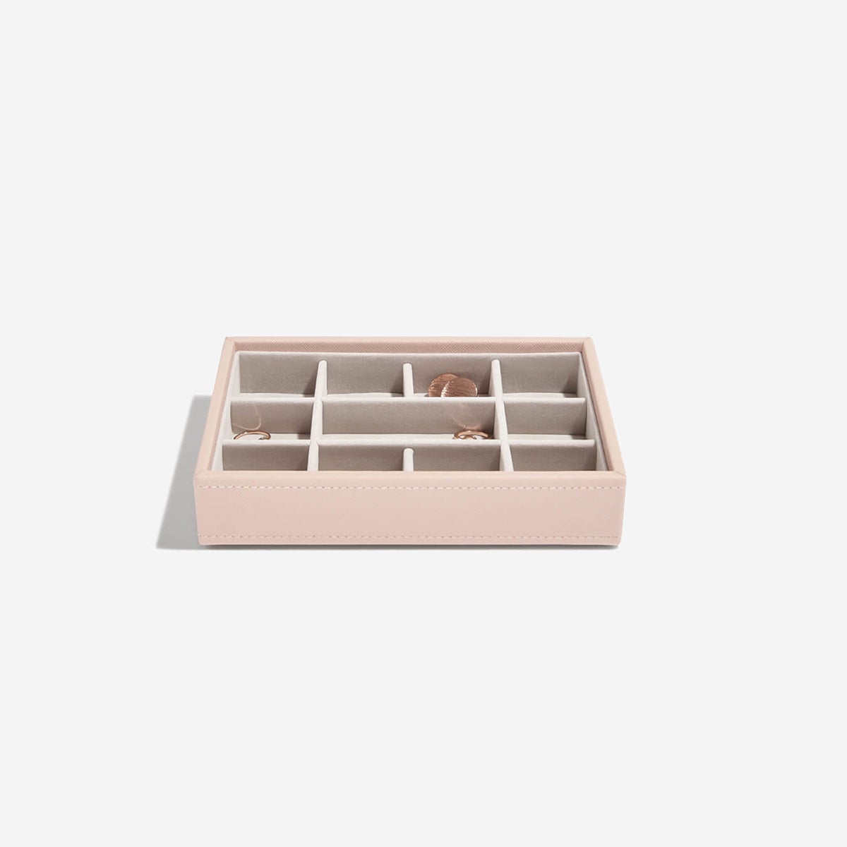 Stackers Blush Mini Premium Stackable Jewelry Box | The Container Store