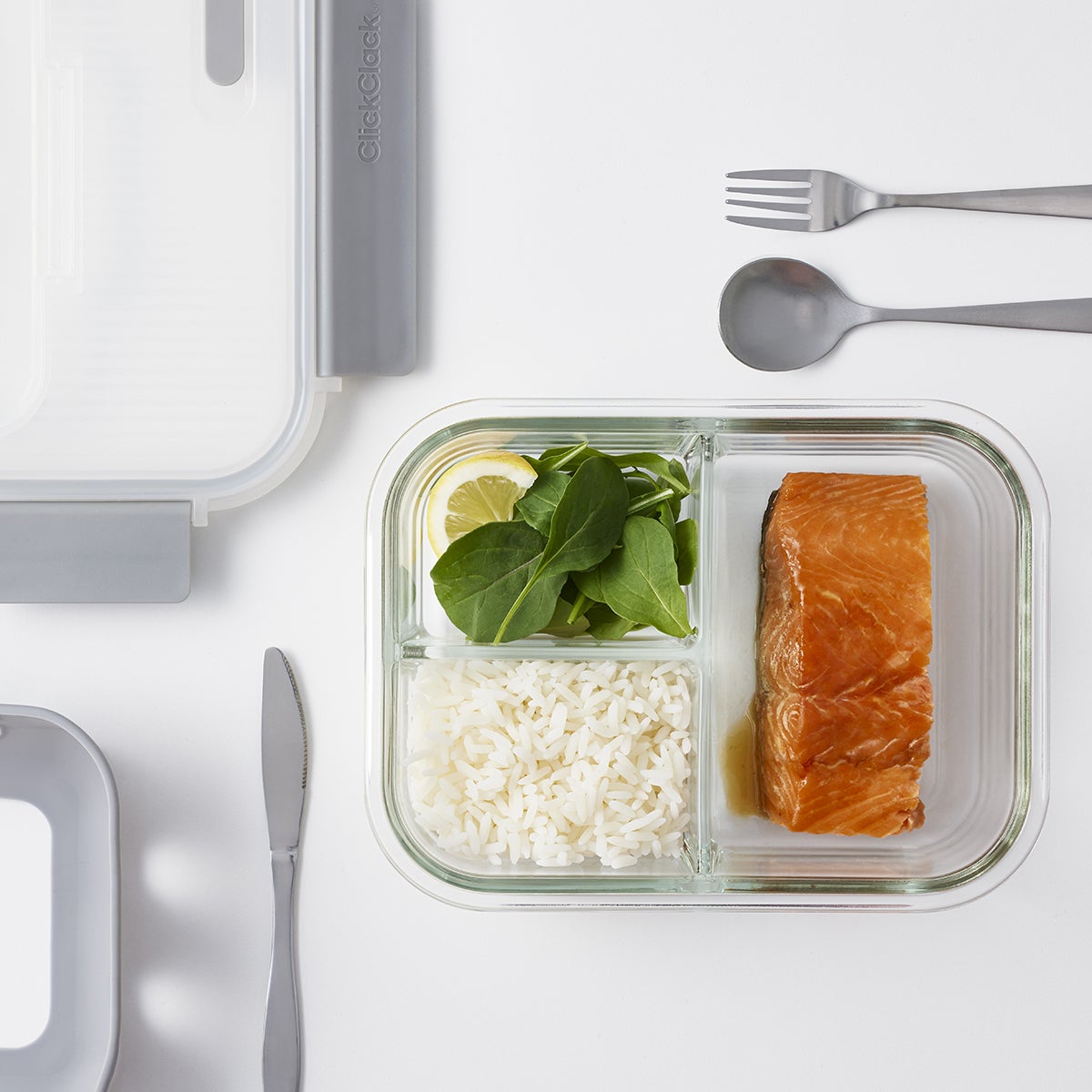 ClickClack Glass Food Storage | The Container Store