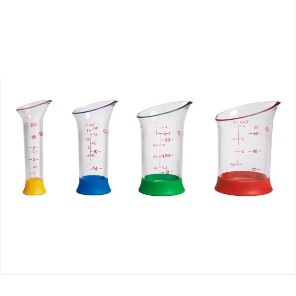 OXO Good Grips 4-Piece Mini Measuring Beaker | The Container Store