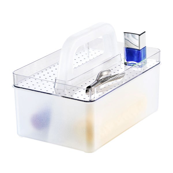 madesmart Frost Stacking Carry Bin | The Container Store