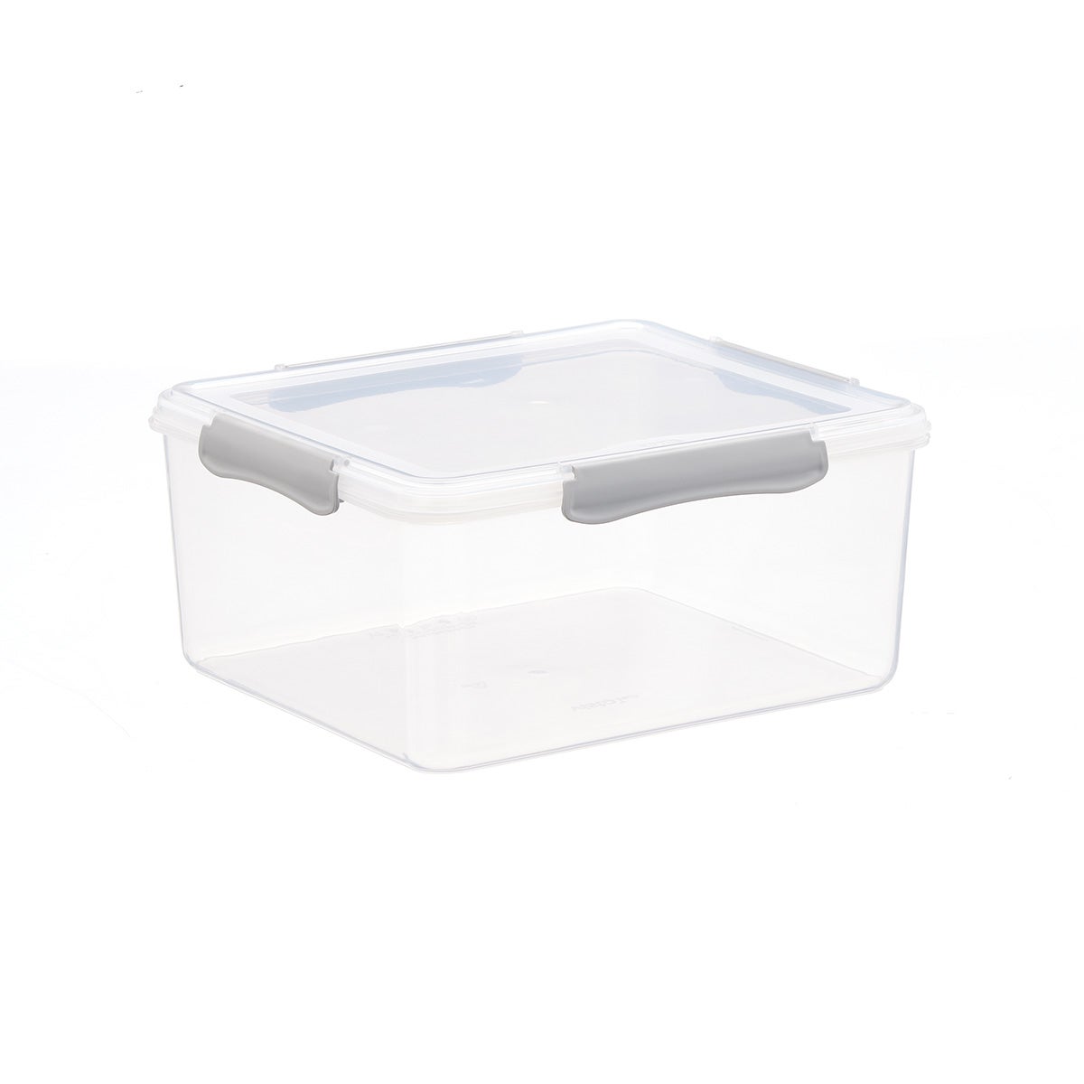 Plastic Food Containers with Grey Clips | The Container Store