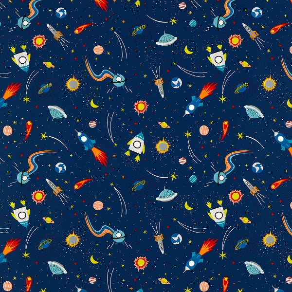 Space Party Wrapping Paper | The Container Store