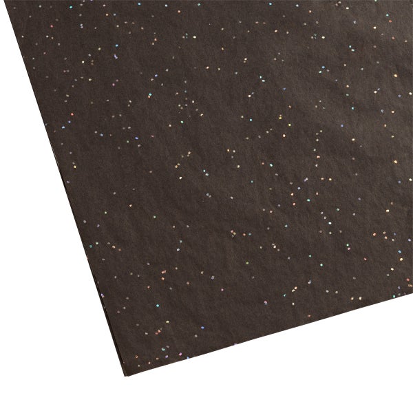 Black Onyx Sparkle Tissue Paper Sheets | The Container Store