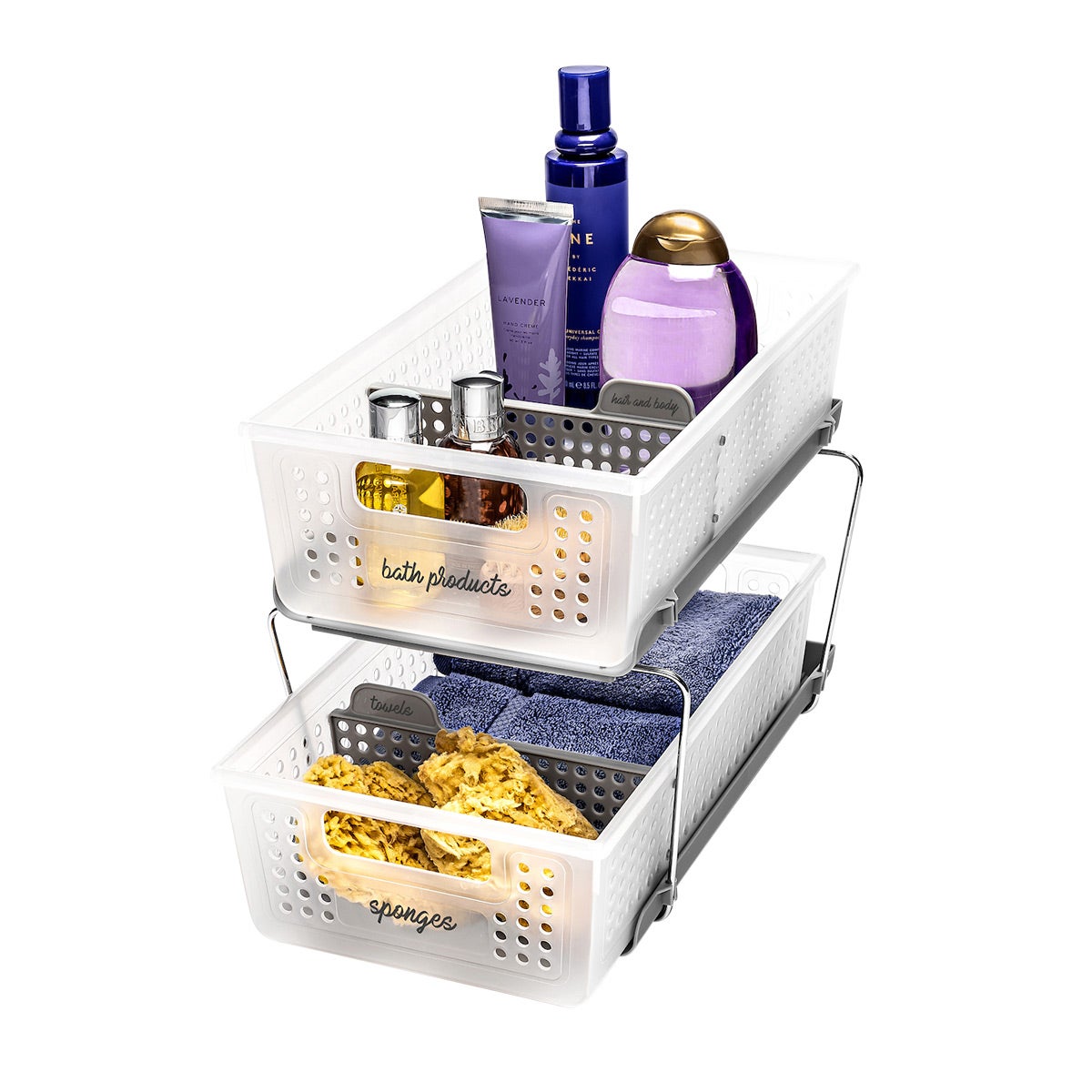 madesmart Frost 2-Tier Organizer | The Container Store