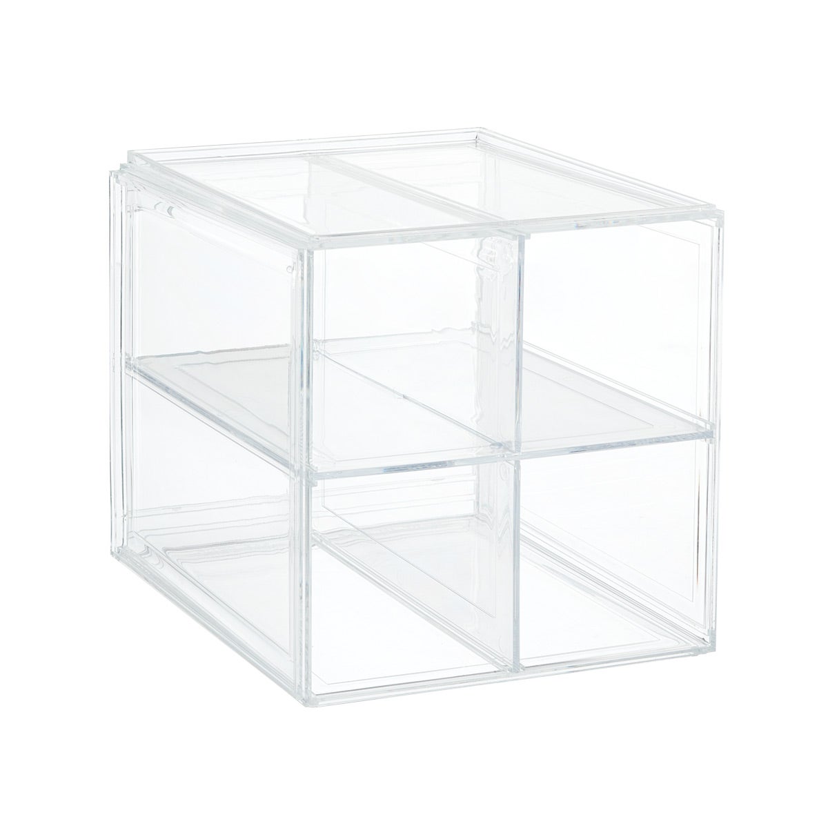 Clear Divided Handbag Cube | The Container Store