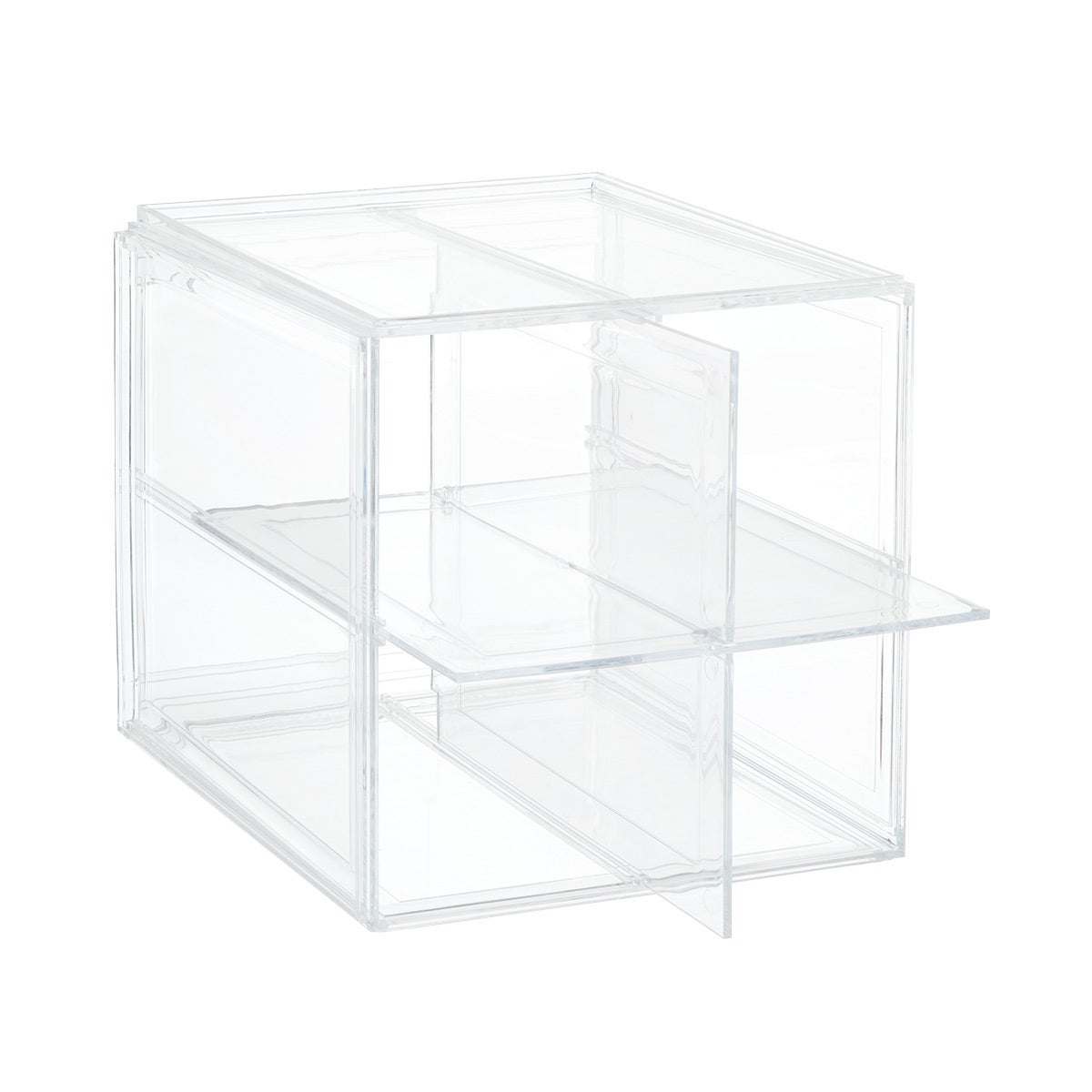 Clear Divided Handbag Cube | The Container Store