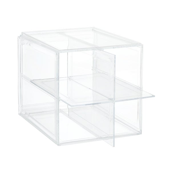 Clear Divided Handbag Cube | The Container Store